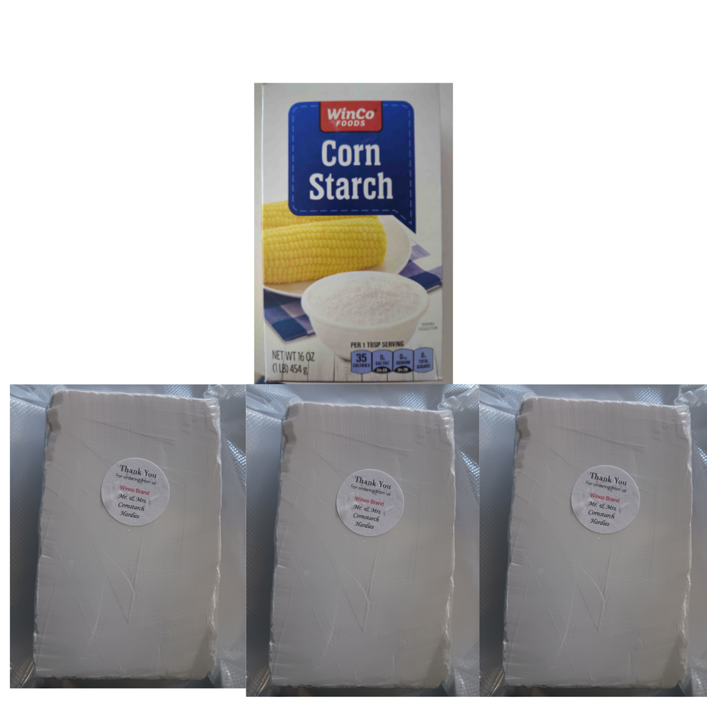 3 Winco Brand Bricks – Mr. & Mrs.Cornstarch Hardies
