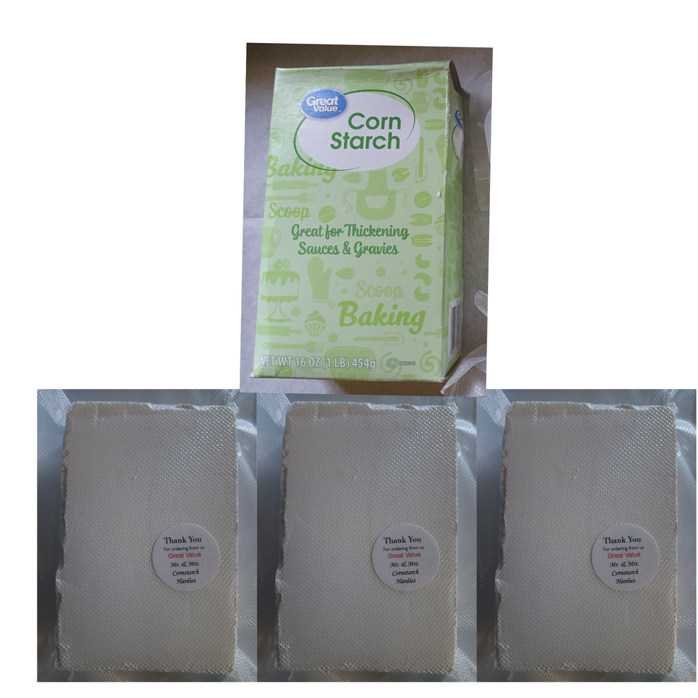 3 Great Value Bricks – Mr. & Mrs.Cornstarch Hardies